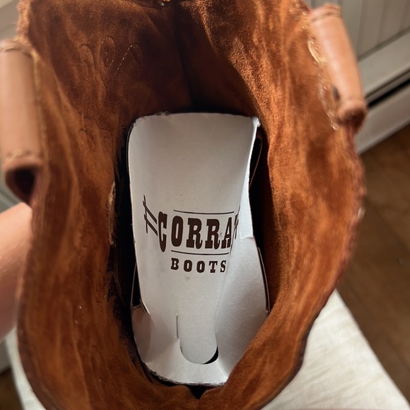 Corral | Shoes | Corral Vintage Tan Wing And Cross Convertible Snip Toe ...
